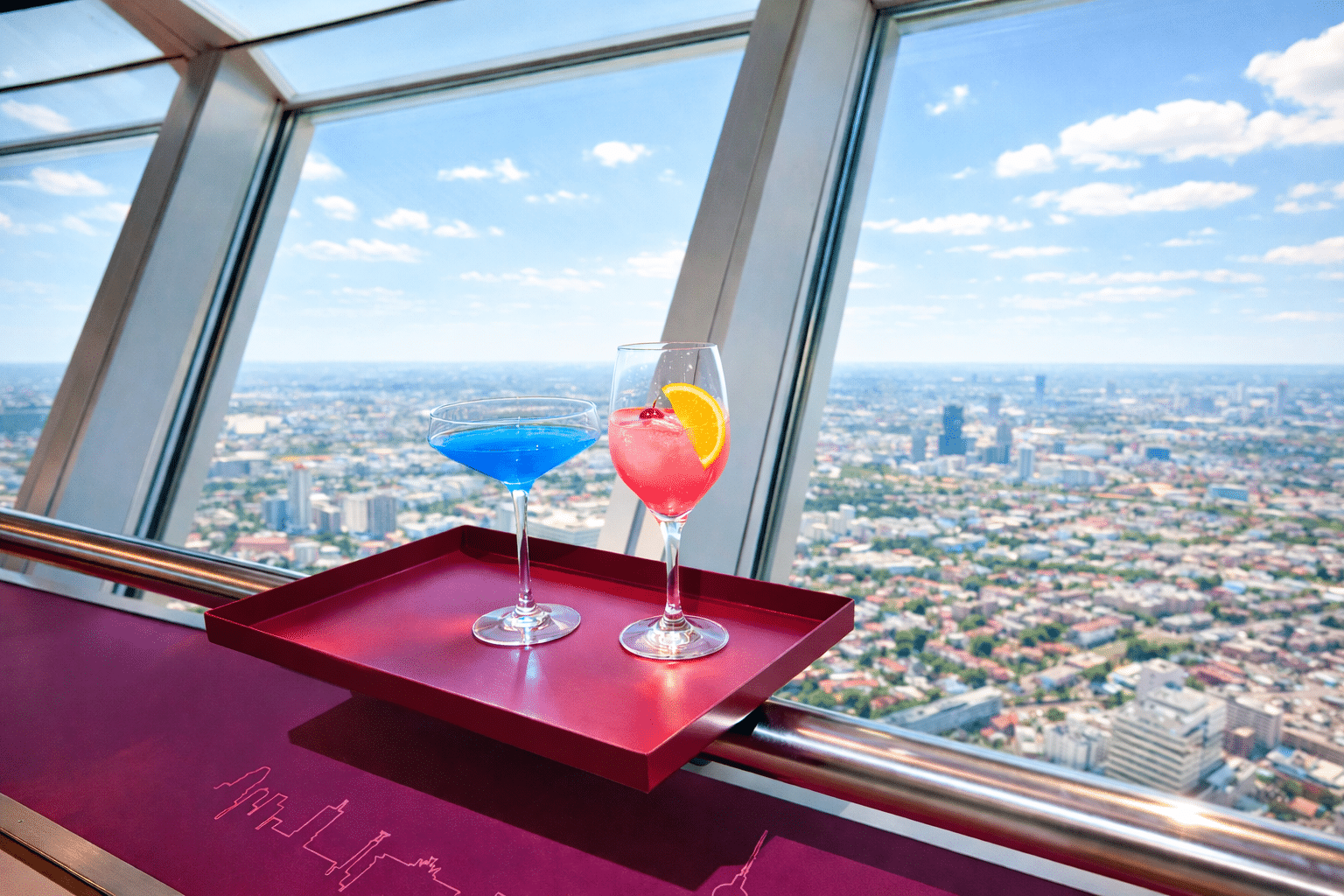 Sphere Bar: Drinks & Cocktails im Fernsehturm